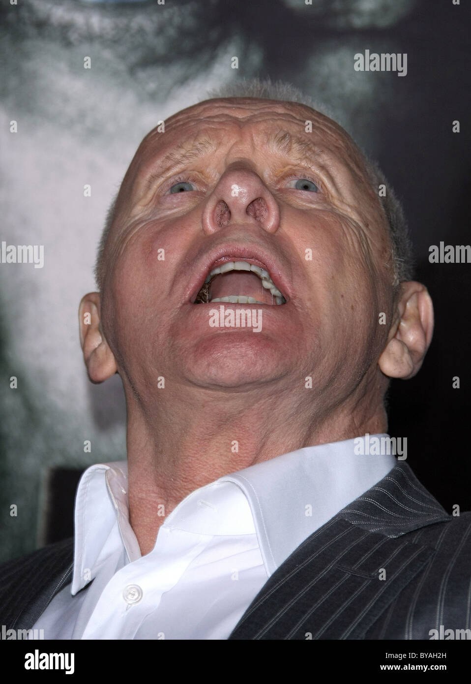 ANTHONY HOPKINS THE RITE WORLD PREMIERE. WARNER BROS. HOLLYWOOD LOS ...