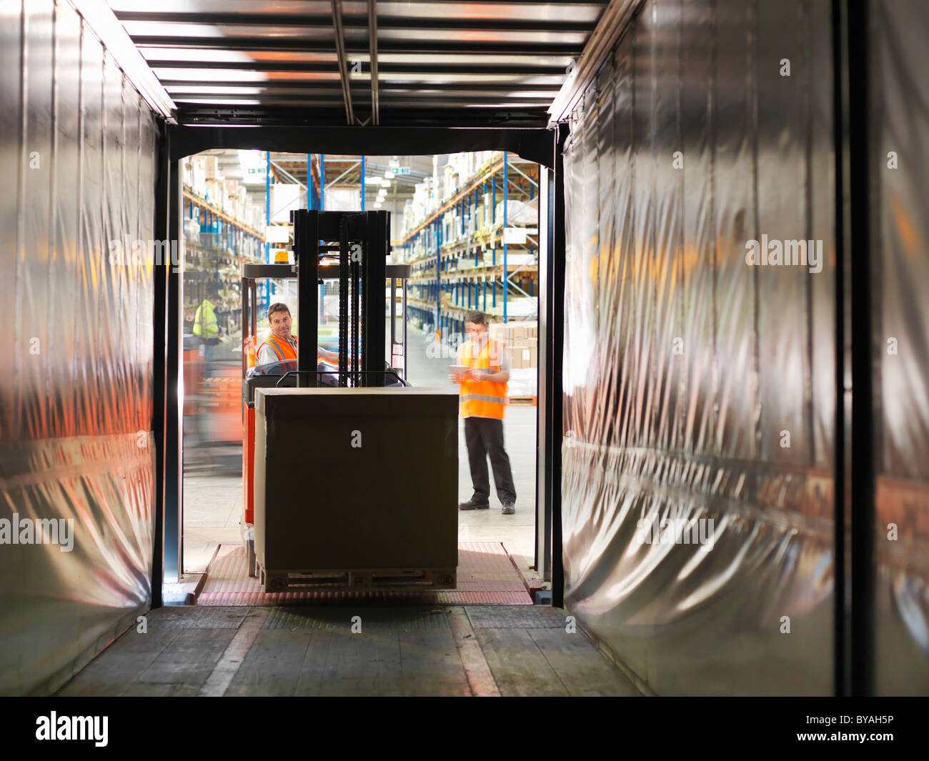 Forklift warehouse truck hi-res stock photography and images - Alamy