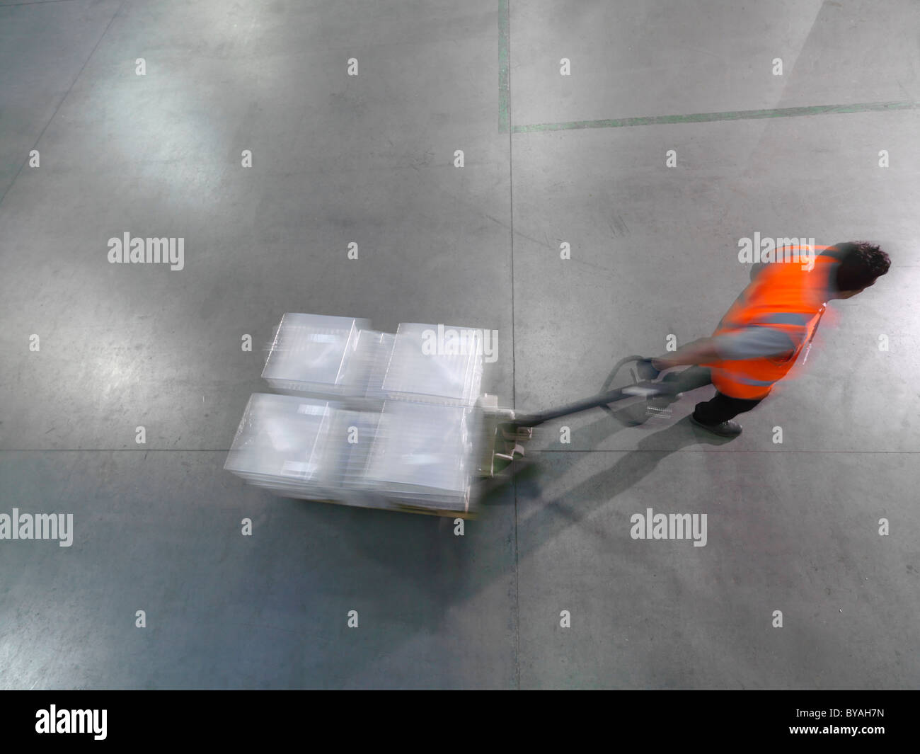 Pulling Pallet Truck High Resolution Stock Photography and Images - Alamy
