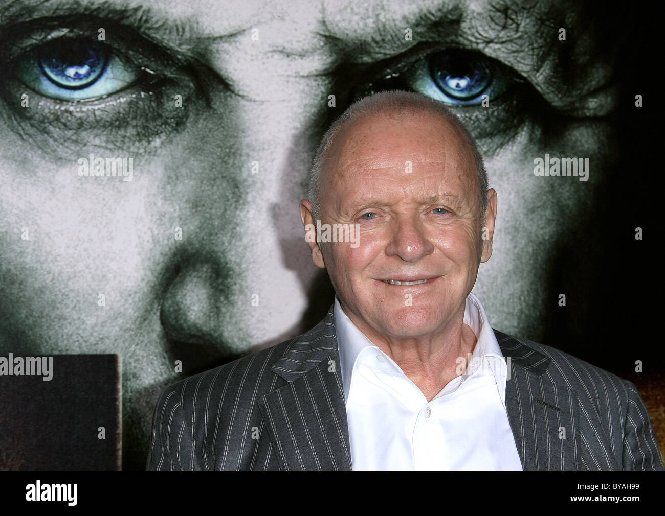 ANTHONY HOPKINS THE RITE WORLD PREMIERE. WARNER BROS. HOLLYWOOD LOS ...