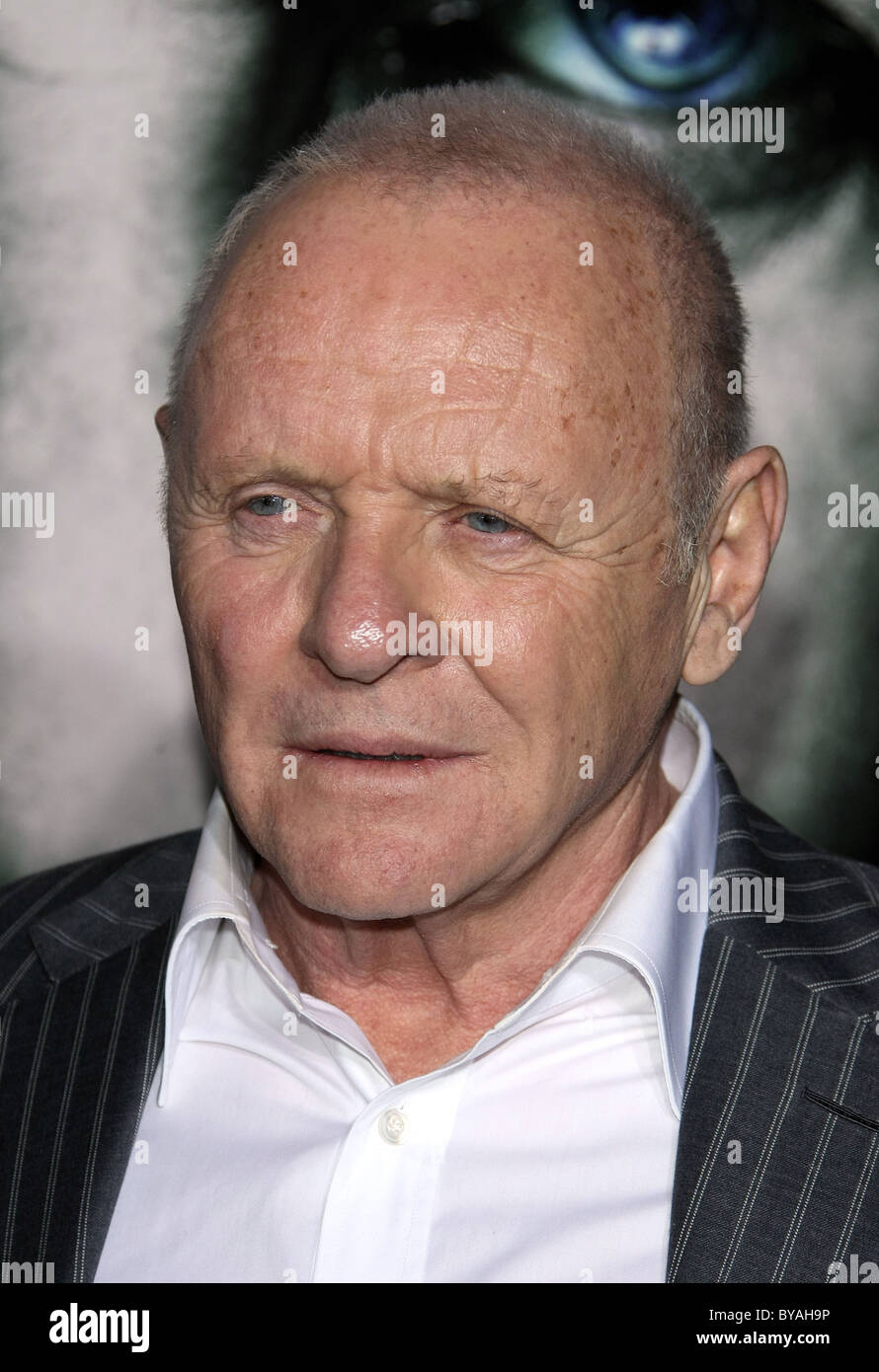 ANTHONY HOPKINS THE RITE WORLD PREMIERE. WARNER BROS. HOLLYWOOD LOS ...