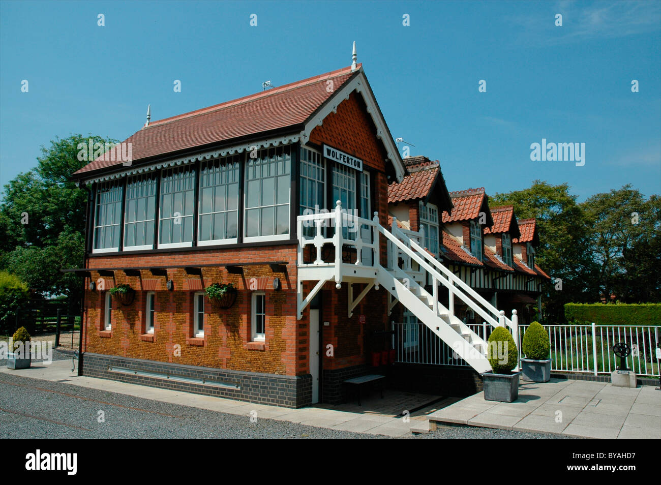 Wolferton - preserved Royal railway station for Sandringham, Norfolk ...