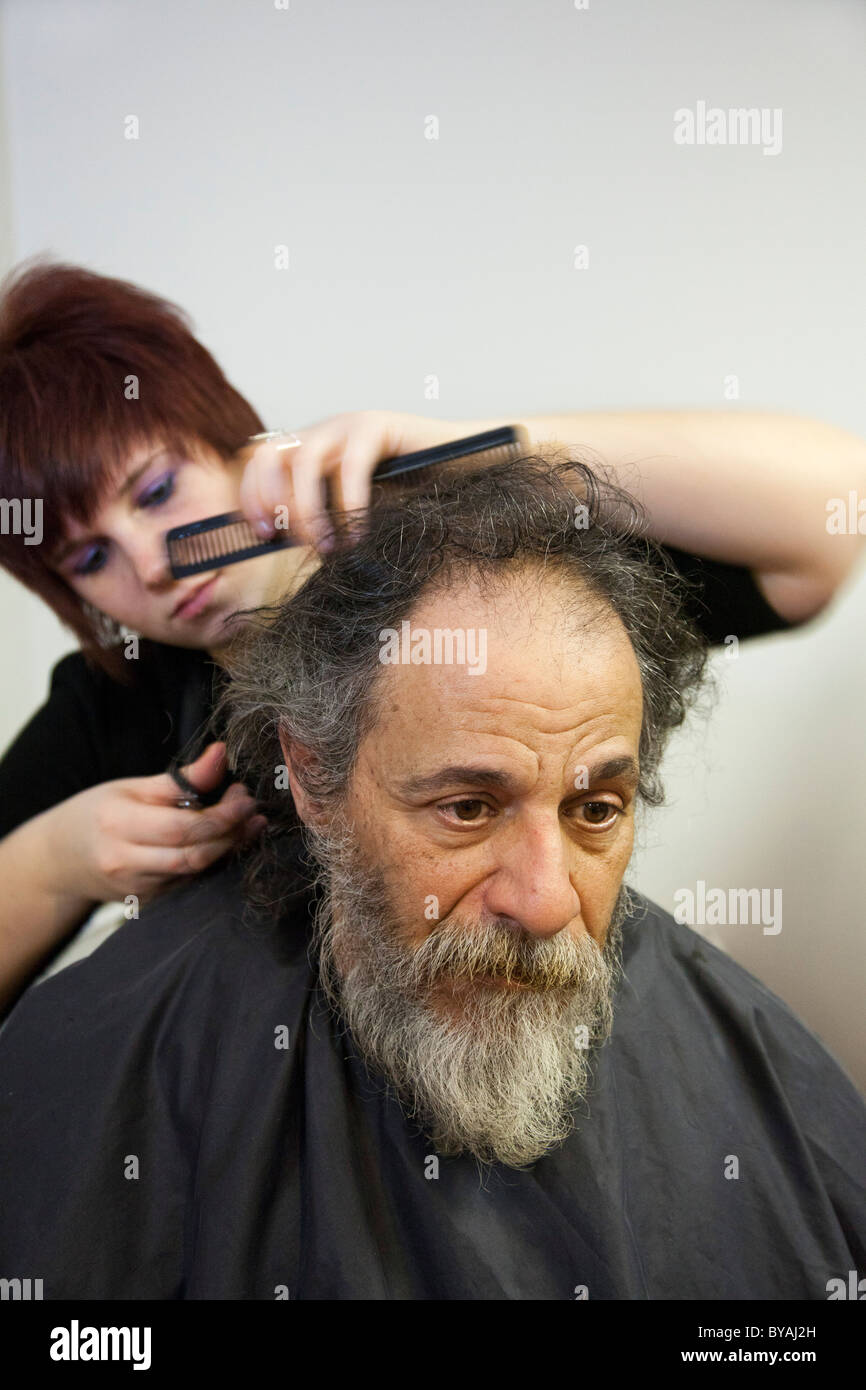 Man Helping Homeless Not Hospital Stock Photos & Man Helping Homeless ...