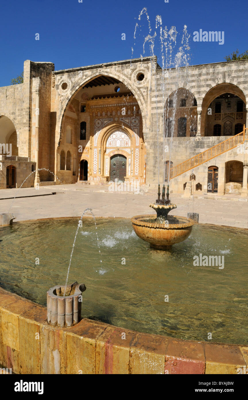 Patio of Beit ed-Dine, Beiteddine Palace of Emir Bashir, Chouf, Lebanon ...