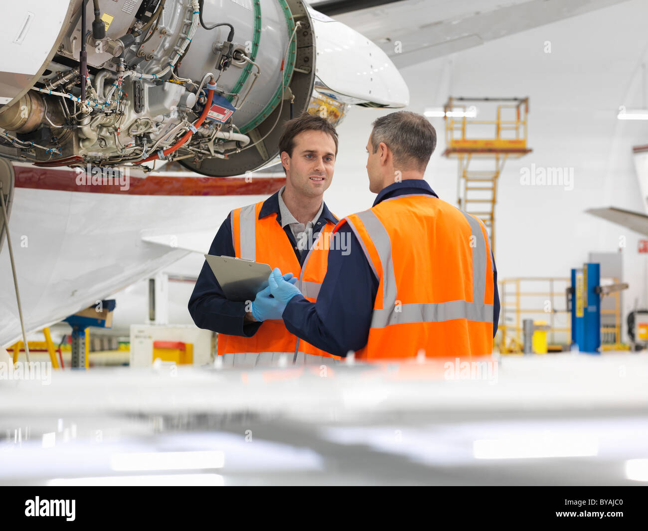 Aircraft Engine Inspection High Resolution Stock Photography and Images ...