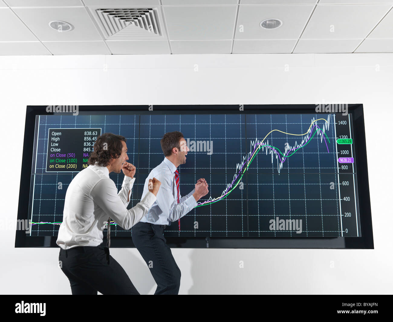 News graph chart hi-res stock photography and images - Alamy