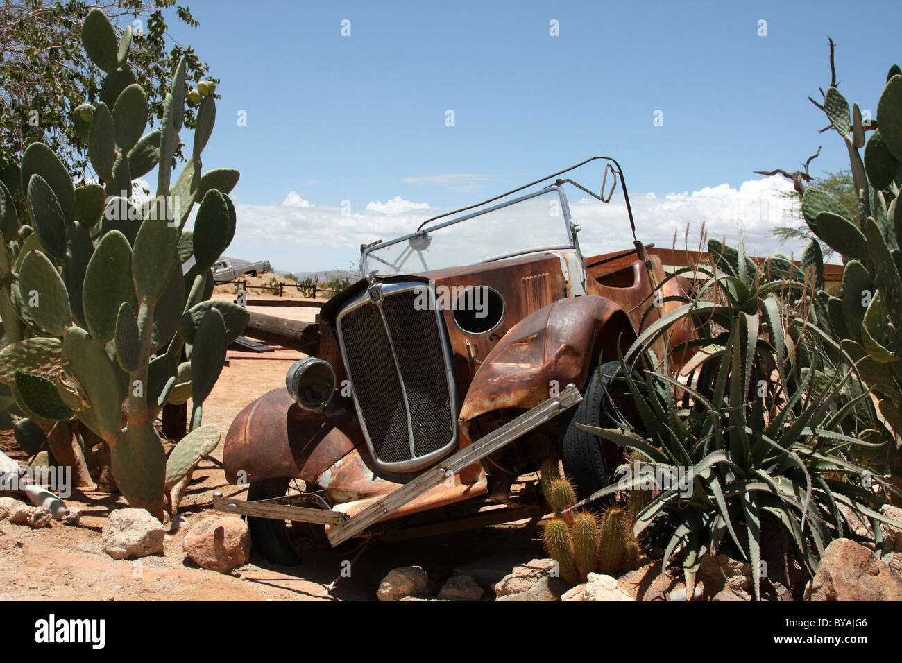 Solitaire Old Car Namibia Stock Photo - Alamy