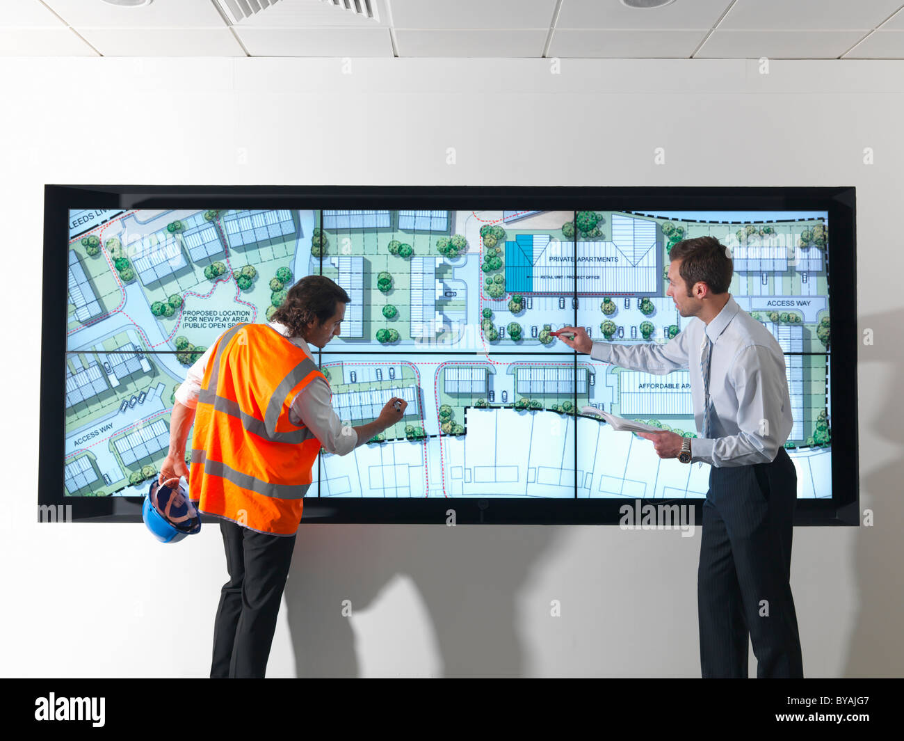 Town planner and screen hi-res stock photography and images - Alamy