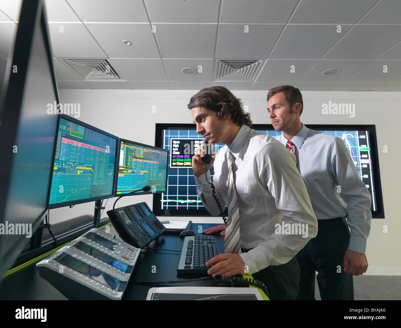 Trader Finance Screen Europe Stock Photos & Trader Finance Screen ...