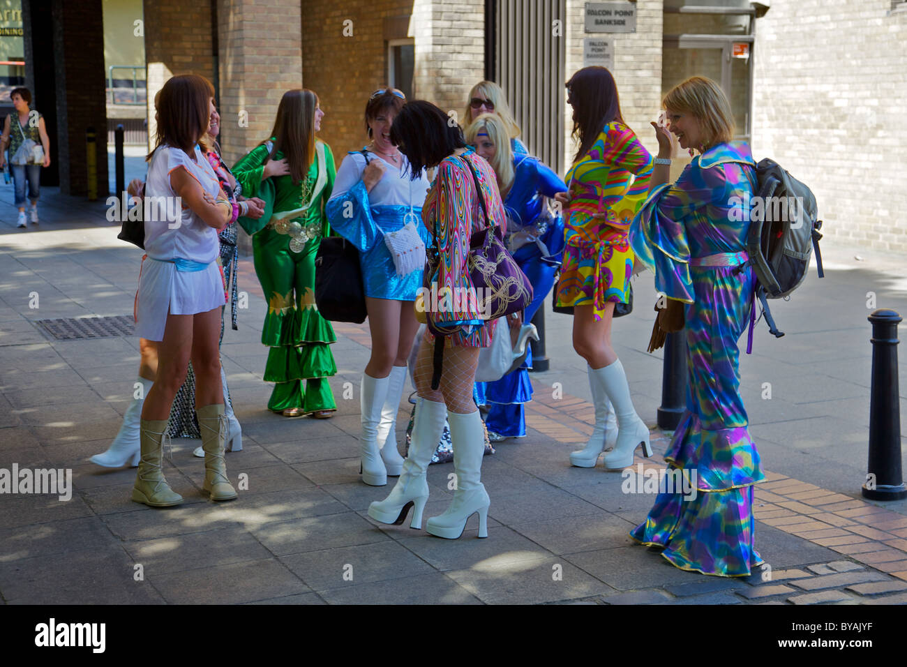 Girls in boots show hi-res stock photography and images - Alamy