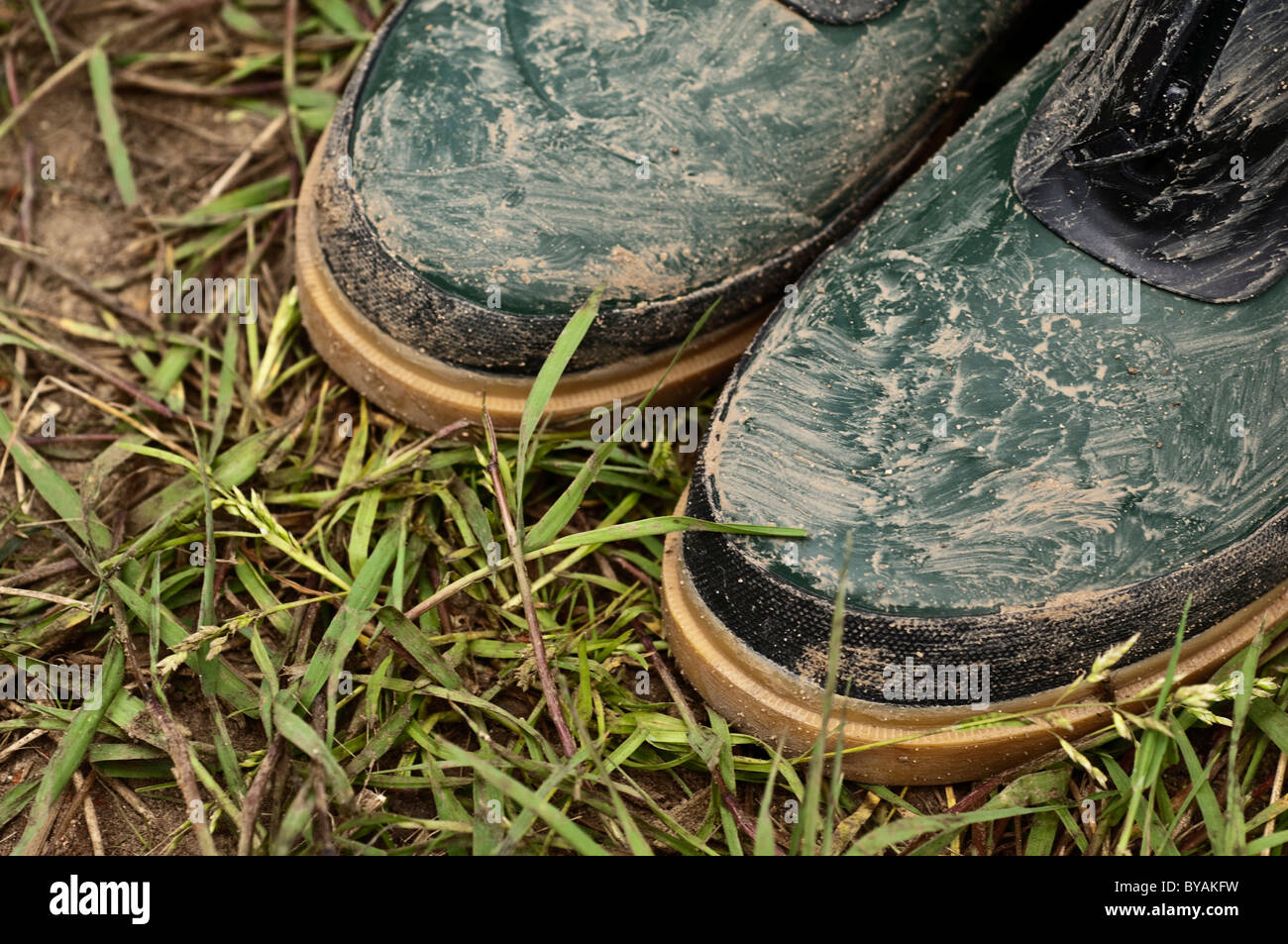 muddy boots Stock Photo - Alamy