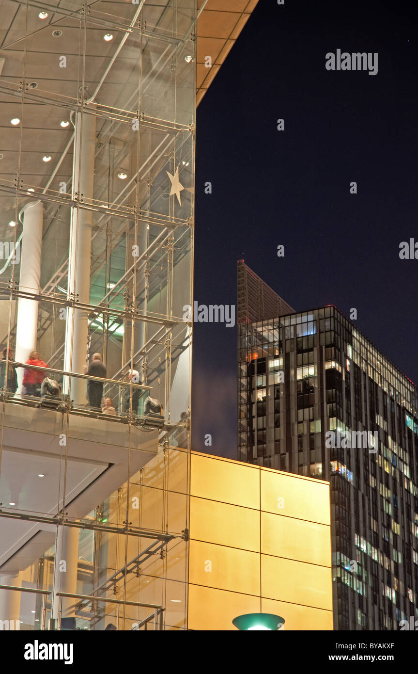 Bridgewater Hall ,opened 1996,international concert venue, with Beetham ...