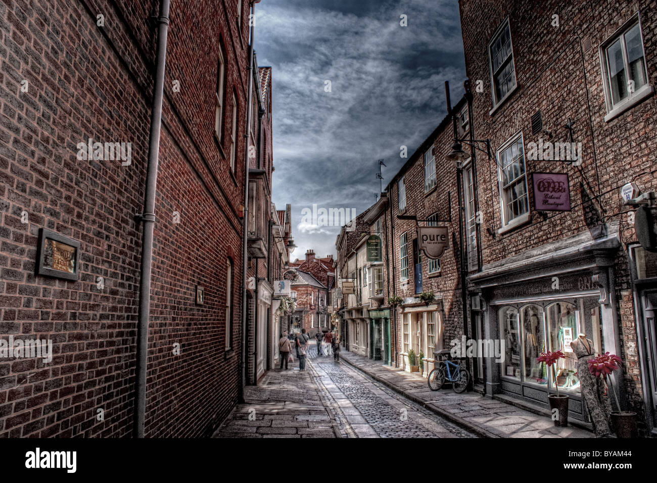 Grape Lane in York Stock Photo - Alamy