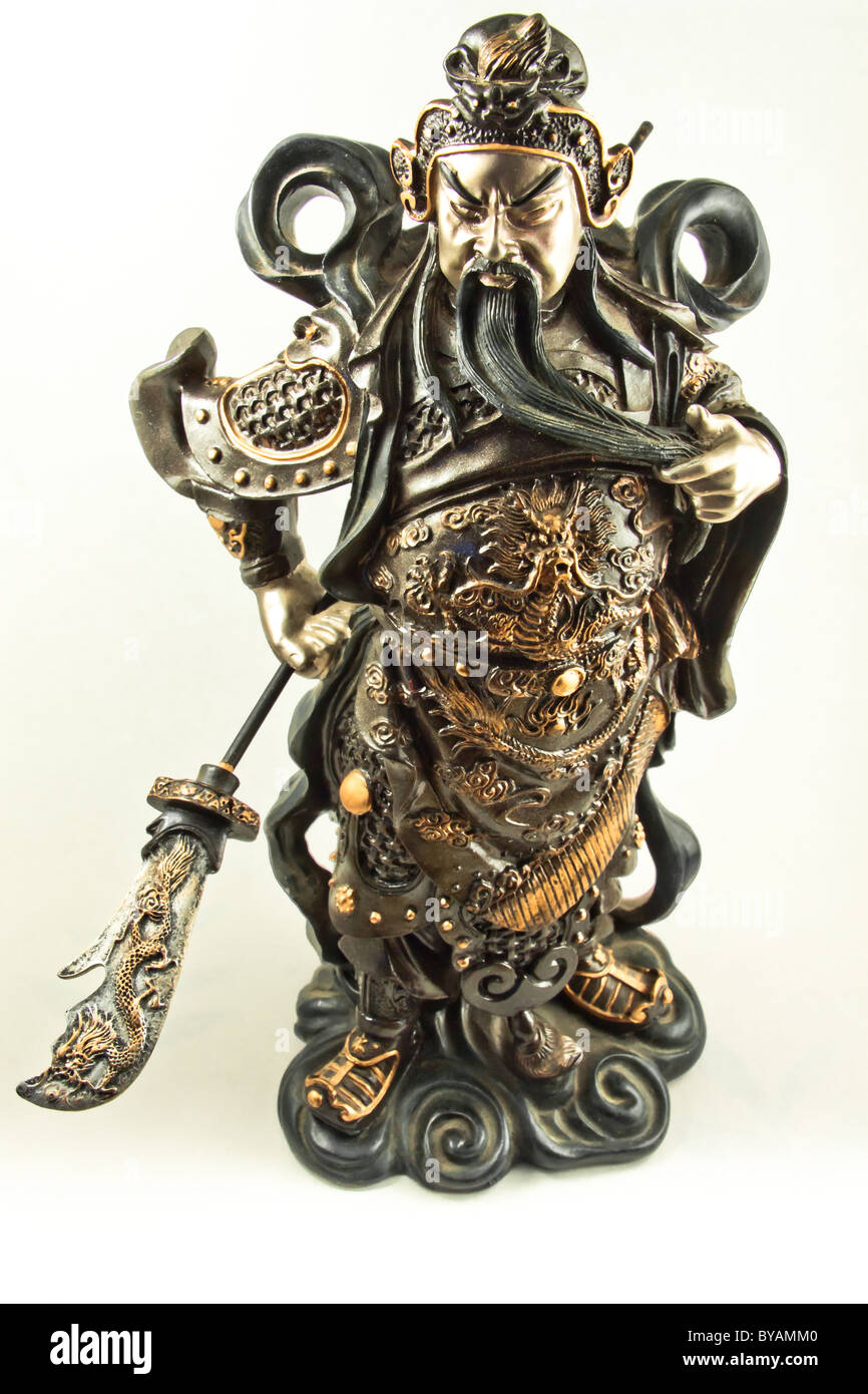 A figure of an ancient Chinese General Stock Photo - Alamy