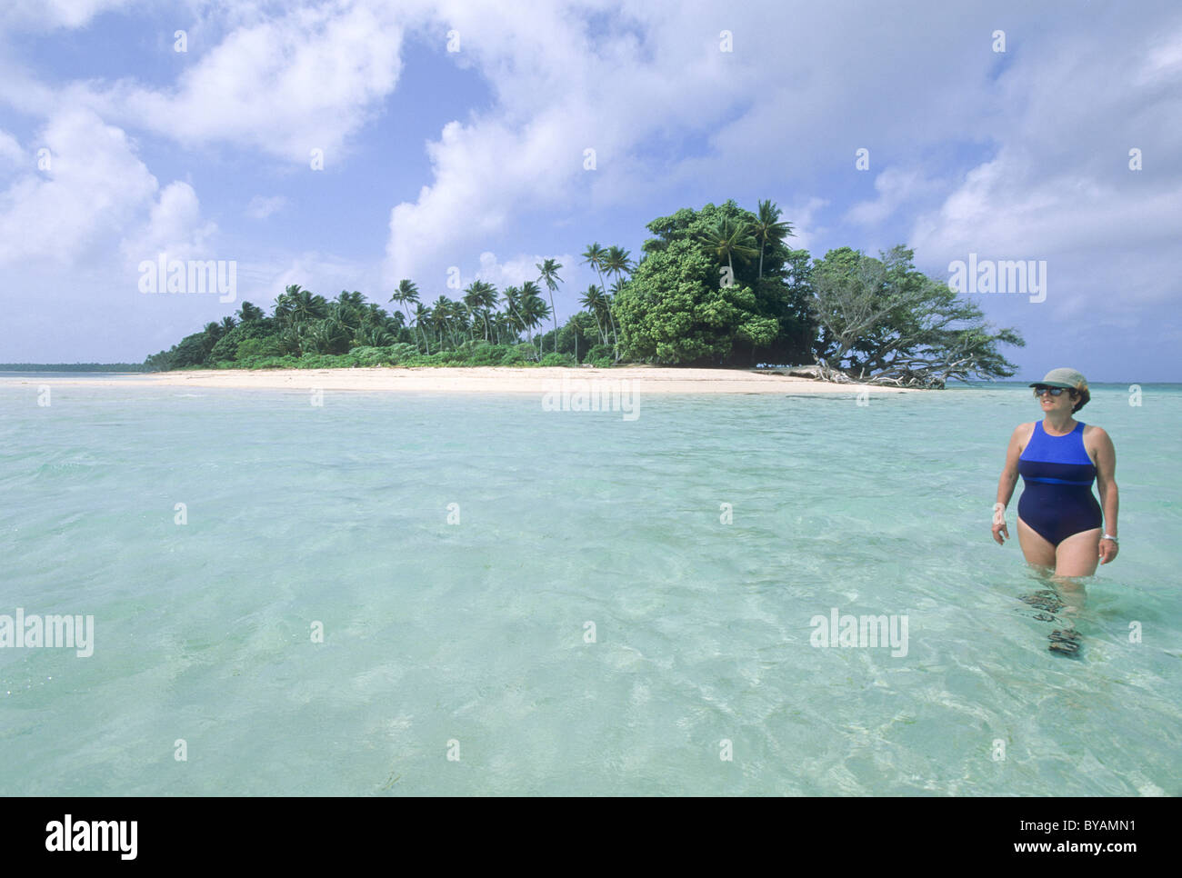 Elk166-3211 Micronesia, Marshall Islands, Majuro Island, Laura Beach ...