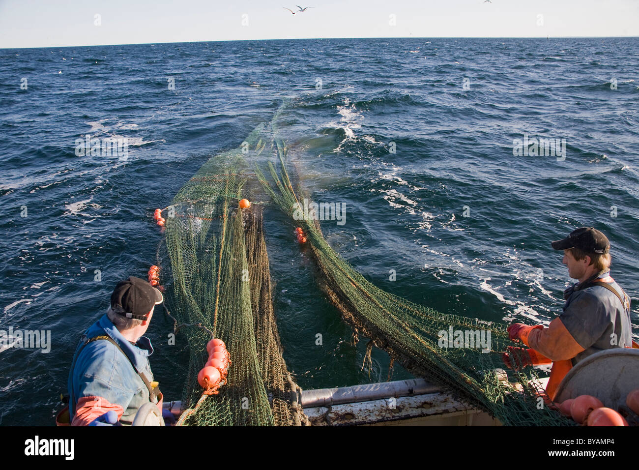 Trawling Fishing boat Sweden The Baltic sea Stock Photo - Alamy