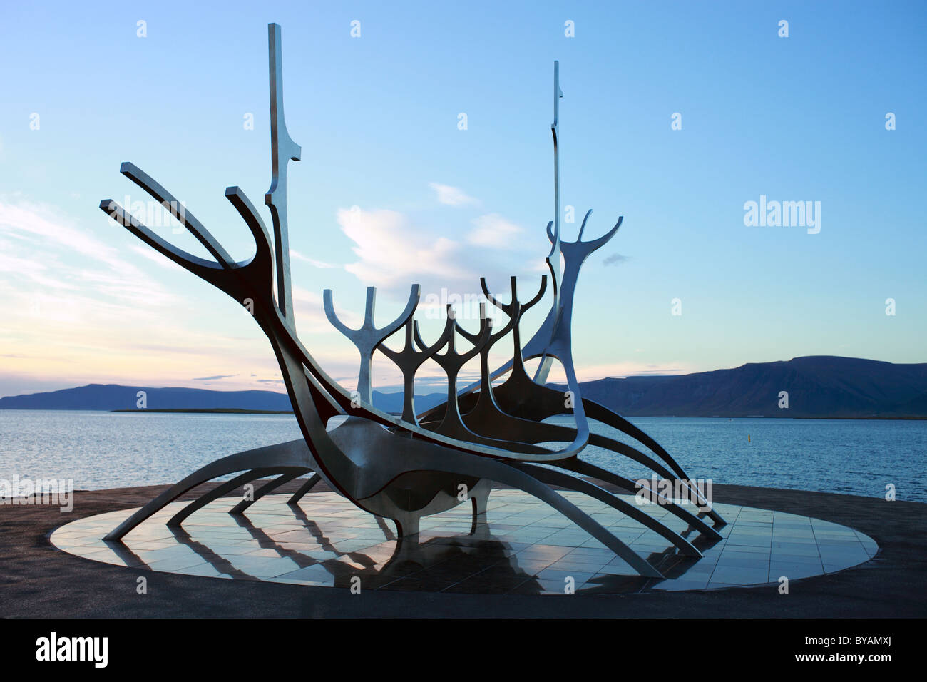 The Sun Voyager sculpture in Reykjavik Iceland, by Larry Mishkar ...