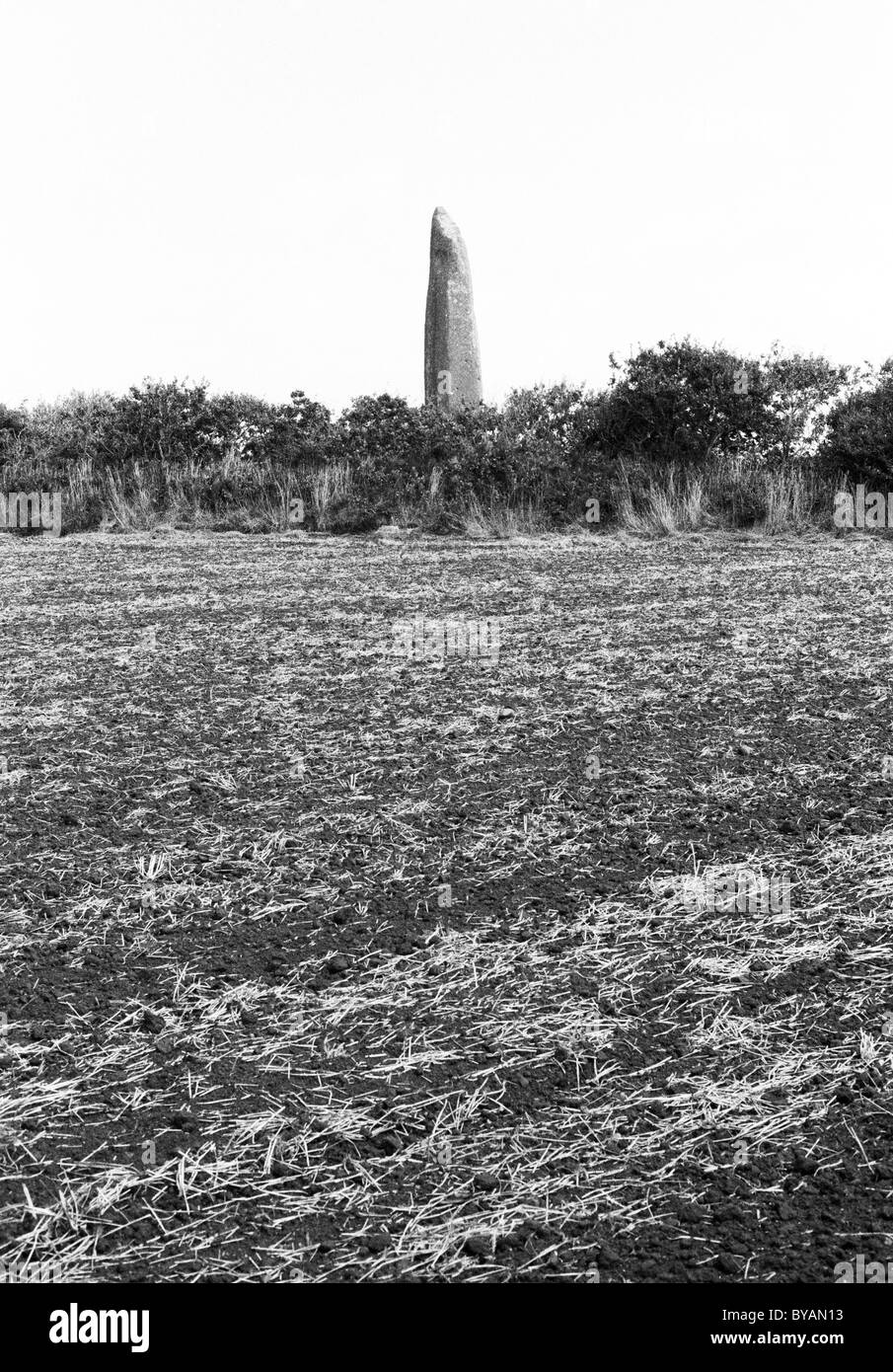 Menhir Bretagne Brittany France, standing stones Stock Photo - Alamy