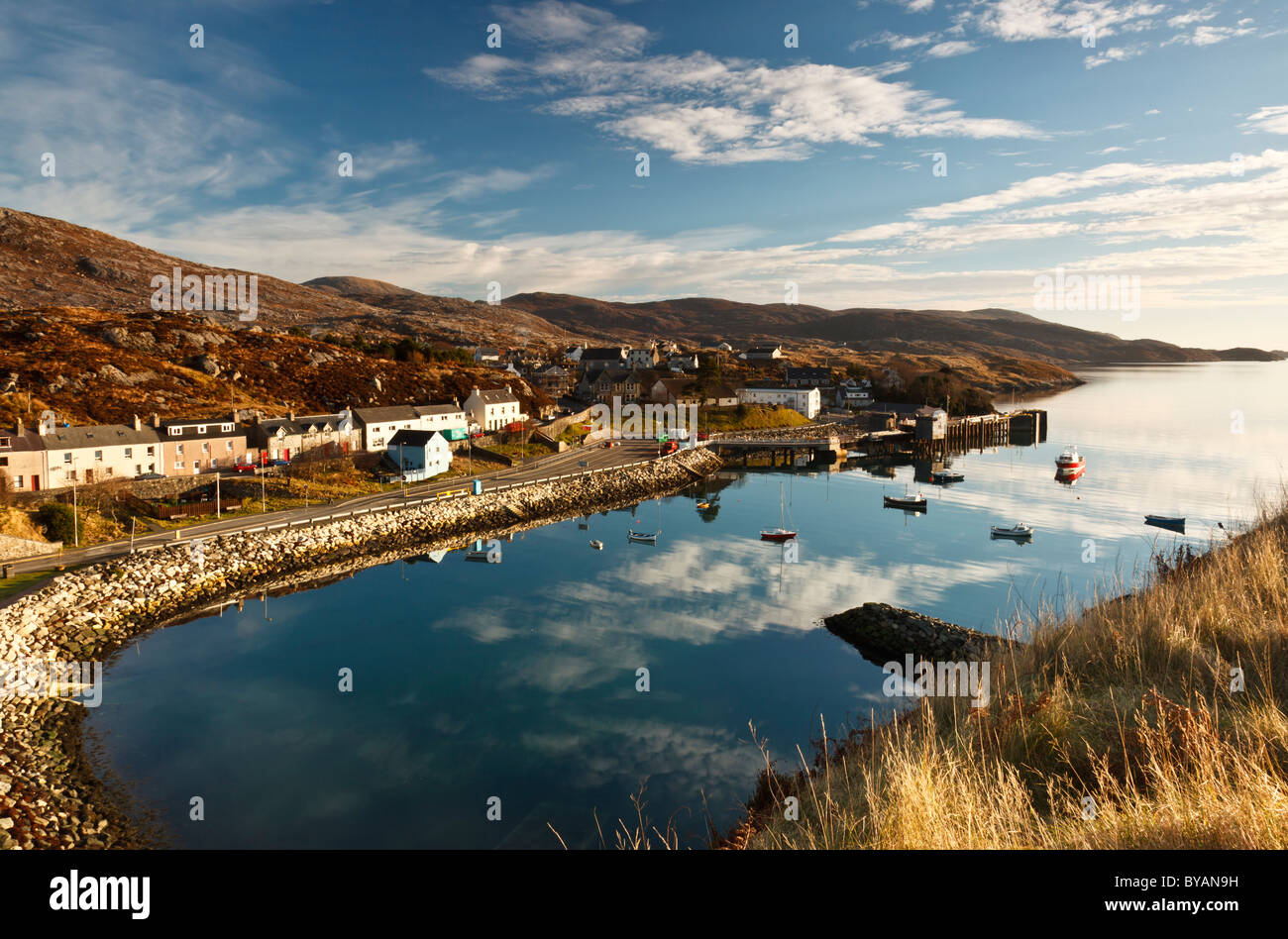 Tarbert on the Isle of Harris, Western Isles, Scotland Stock Photo - Alamy