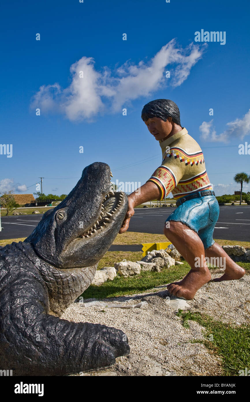 Miccosukee Indian Village, Florida, USA Stock Photo - Alamy
