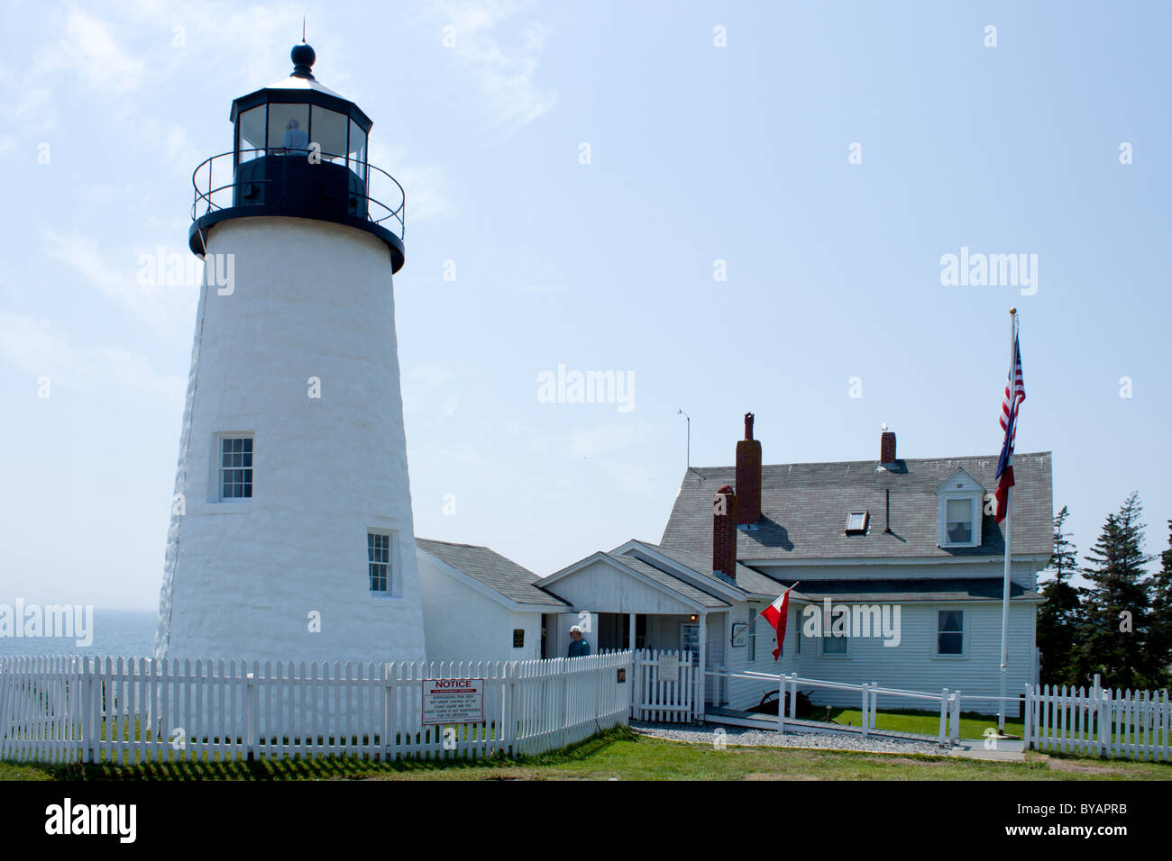 Pemaquid Point Lighthouse Stock Photo - Alamy