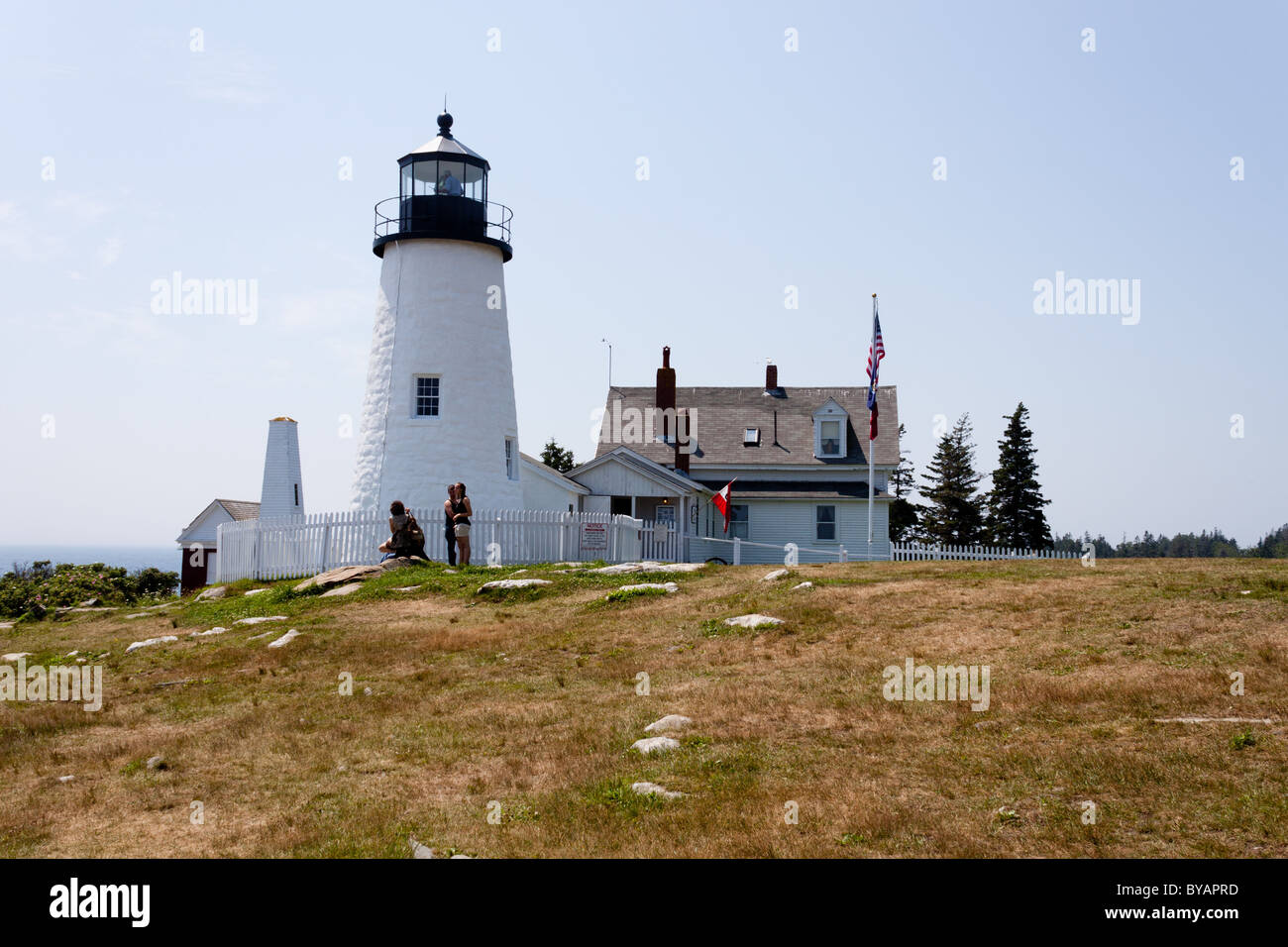 Pemaquid Point Lighthouse Stock Photo - Alamy