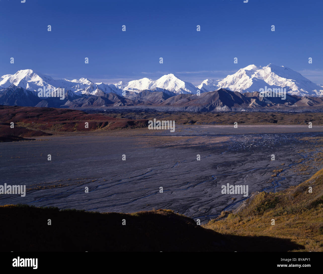 Mount McKinley, Mt. McKinley, Fall, Denali National Park, Alaska Stock ...