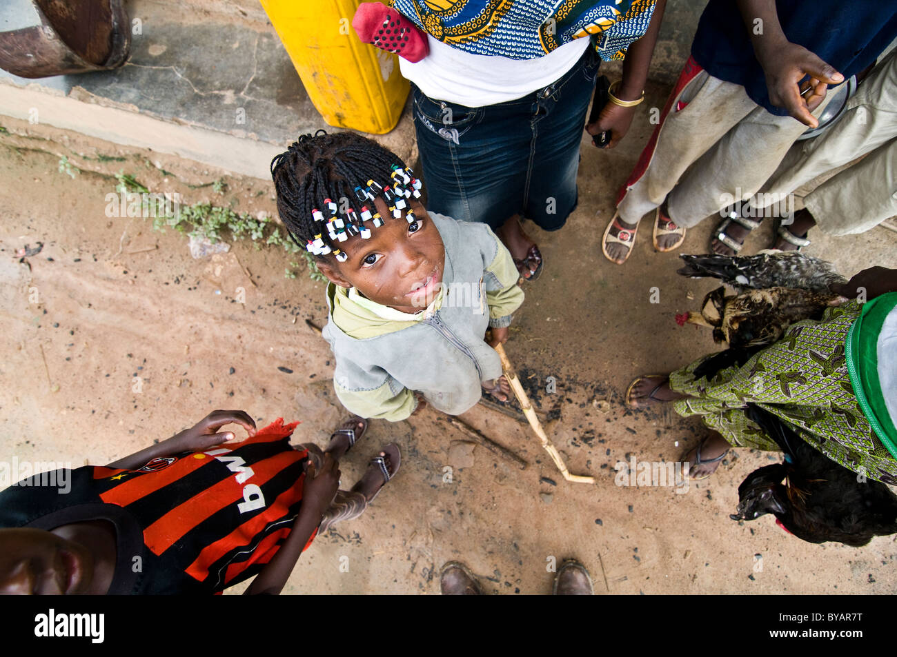 A rural market in West Africa Stock Photo - Alamy
