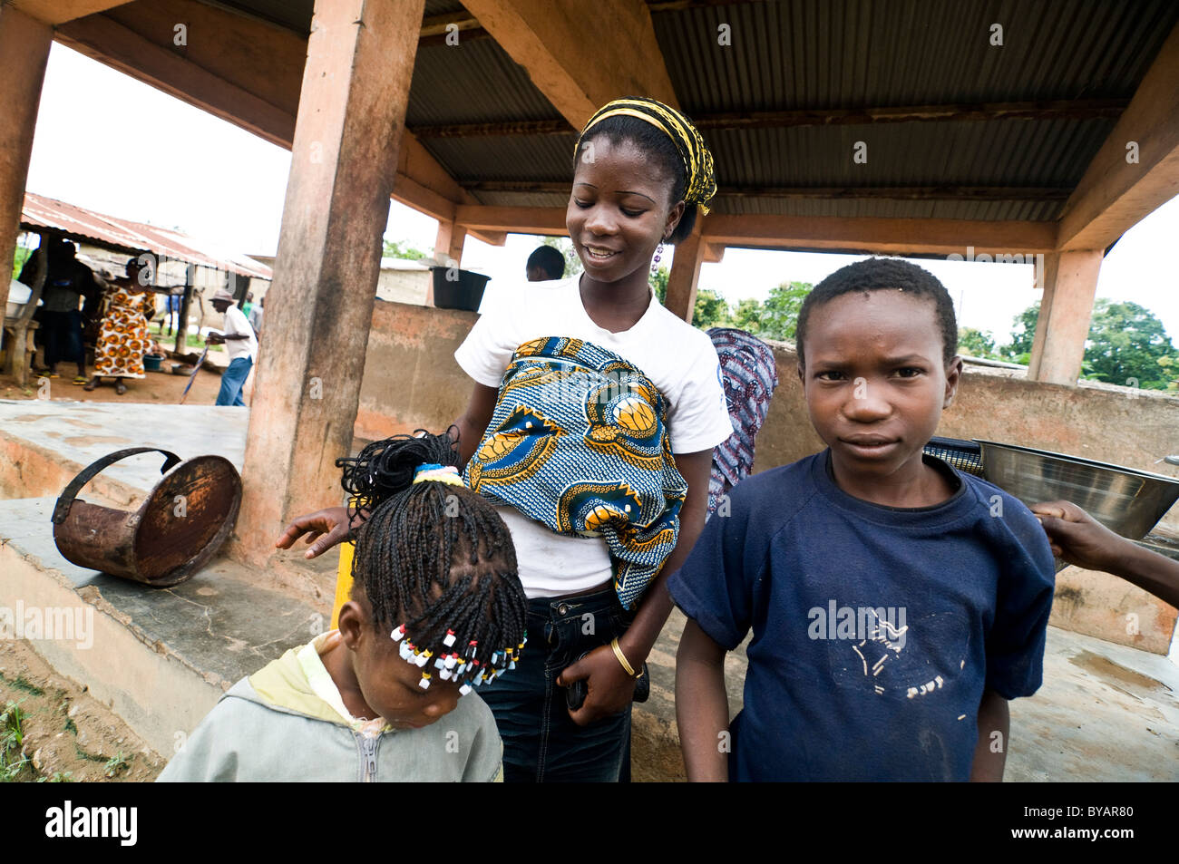 Village in togo west africa hi-res stock photography and images - Alamy
