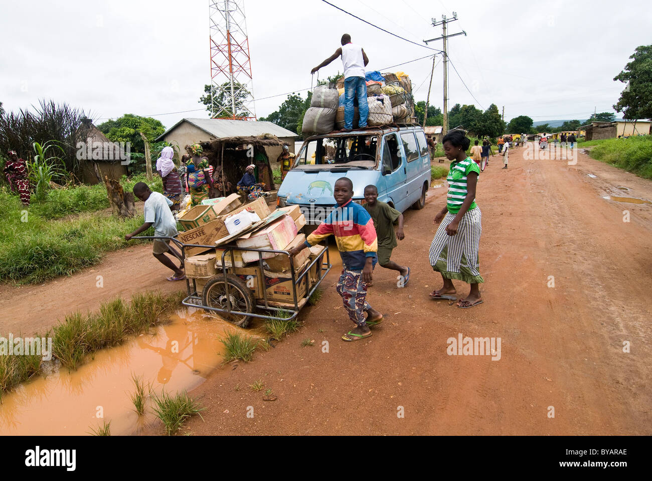 Village in togo west africa hi-res stock photography and images - Alamy