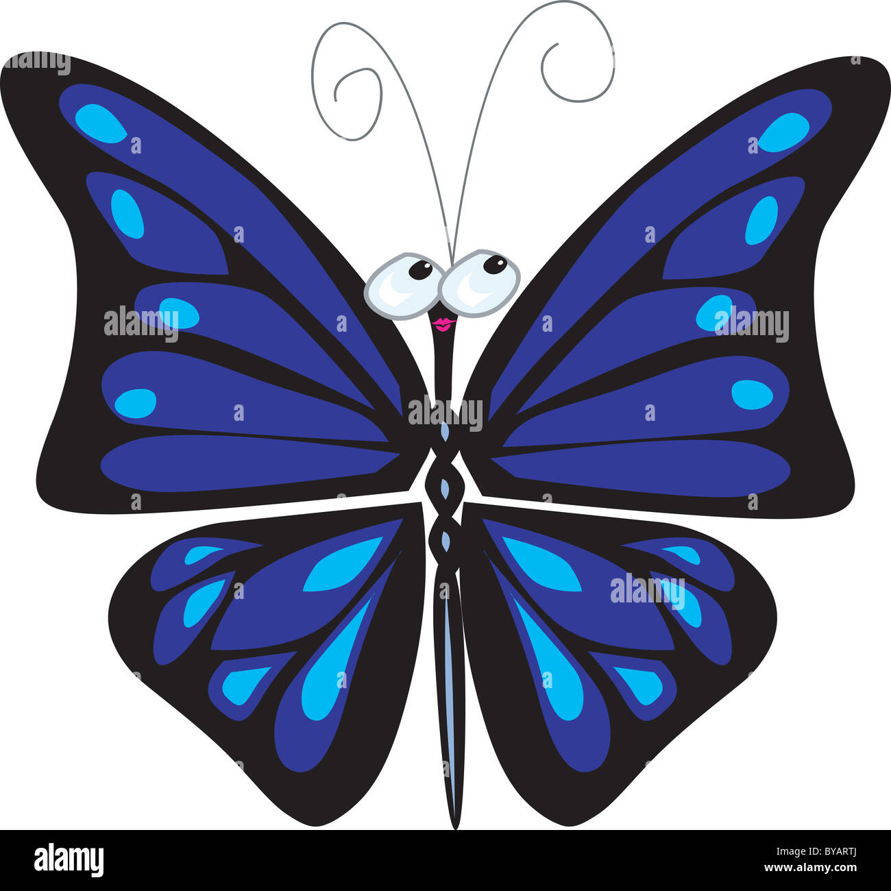 Cartoon butterfly hi-res stock photography and images - Alamy
