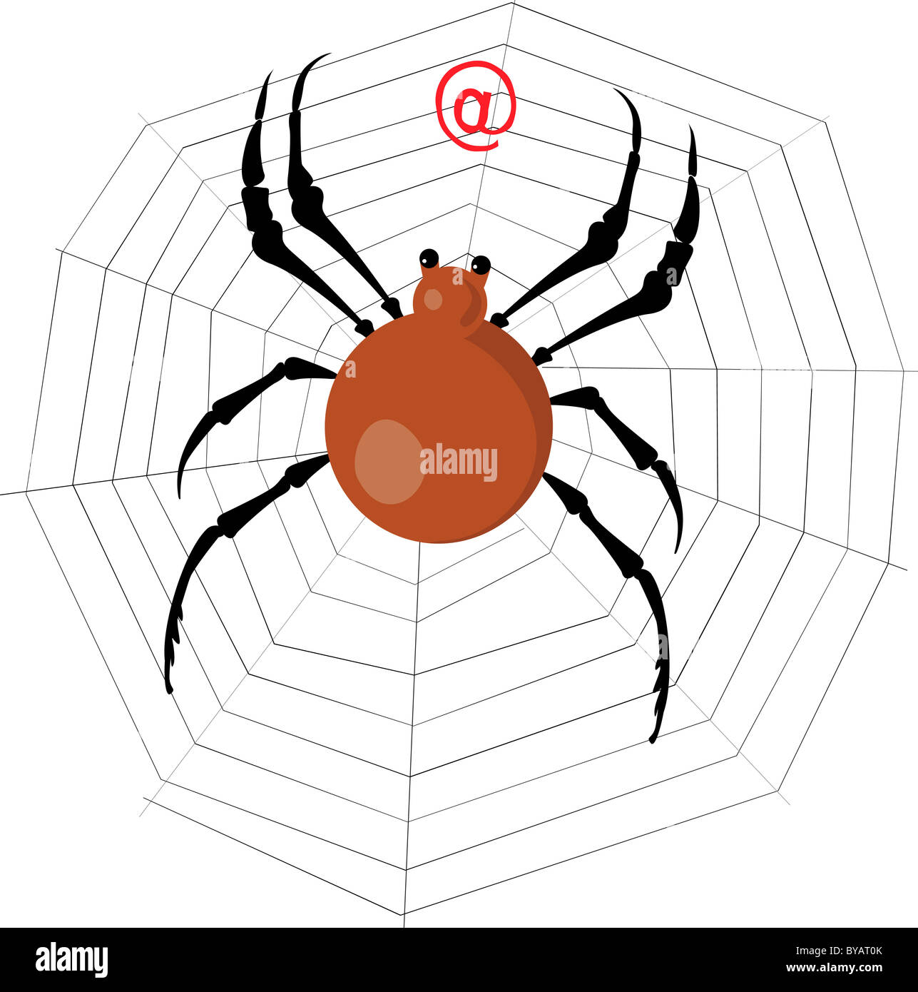 Cartoon spider hi-res stock photography and images - Alamy