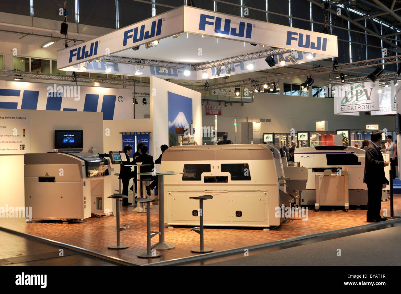 Trade fair booth, FUJI Machine Manufacturers, Productronica, Trade Fair ...