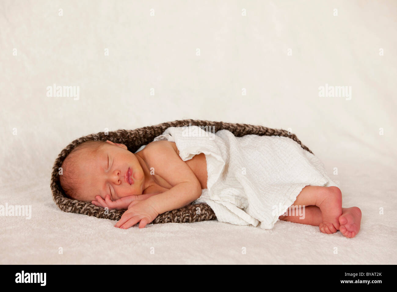 Newborn baby, one week old Stock Photo - Alamy