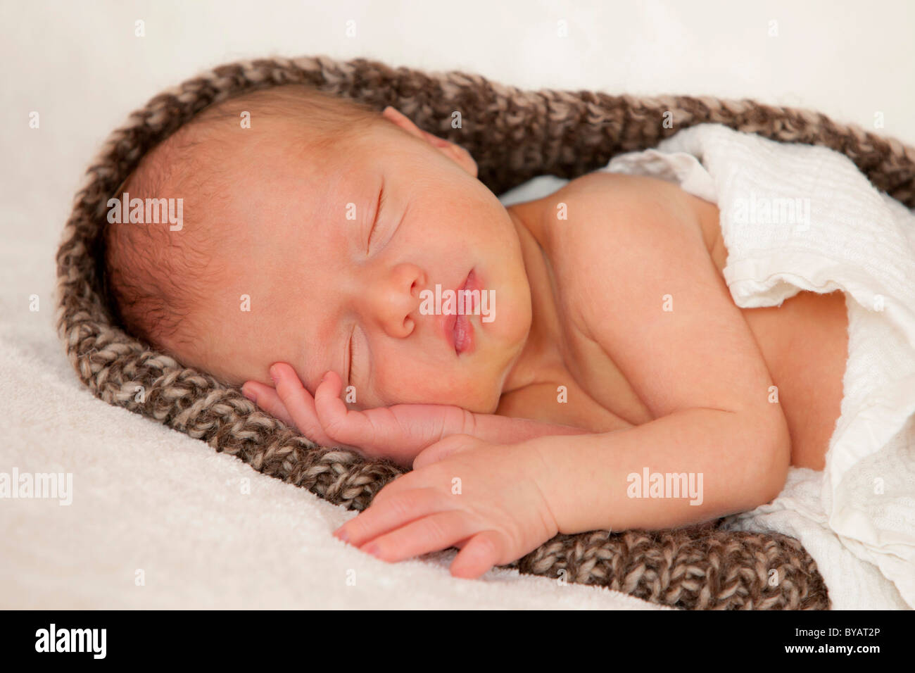 Newborn baby, one week old Stock Photo - Alamy