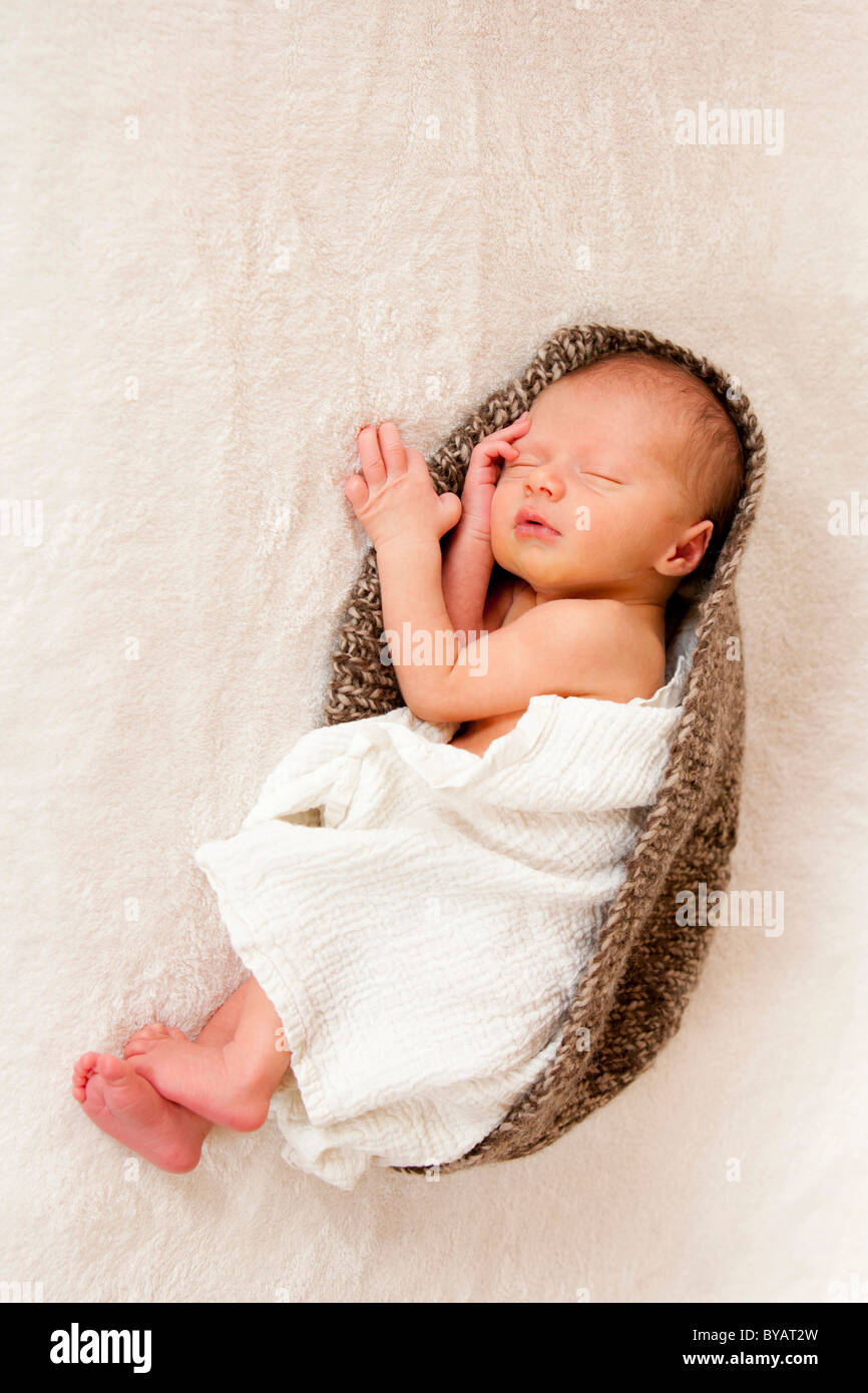 Newborn baby, one week old Stock Photo - Alamy