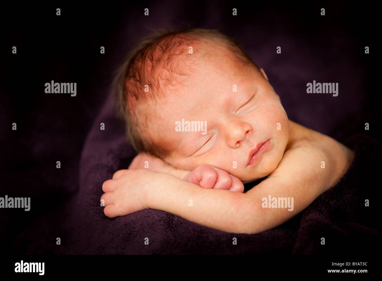 Newborn baby, one week old Stock Photo - Alamy