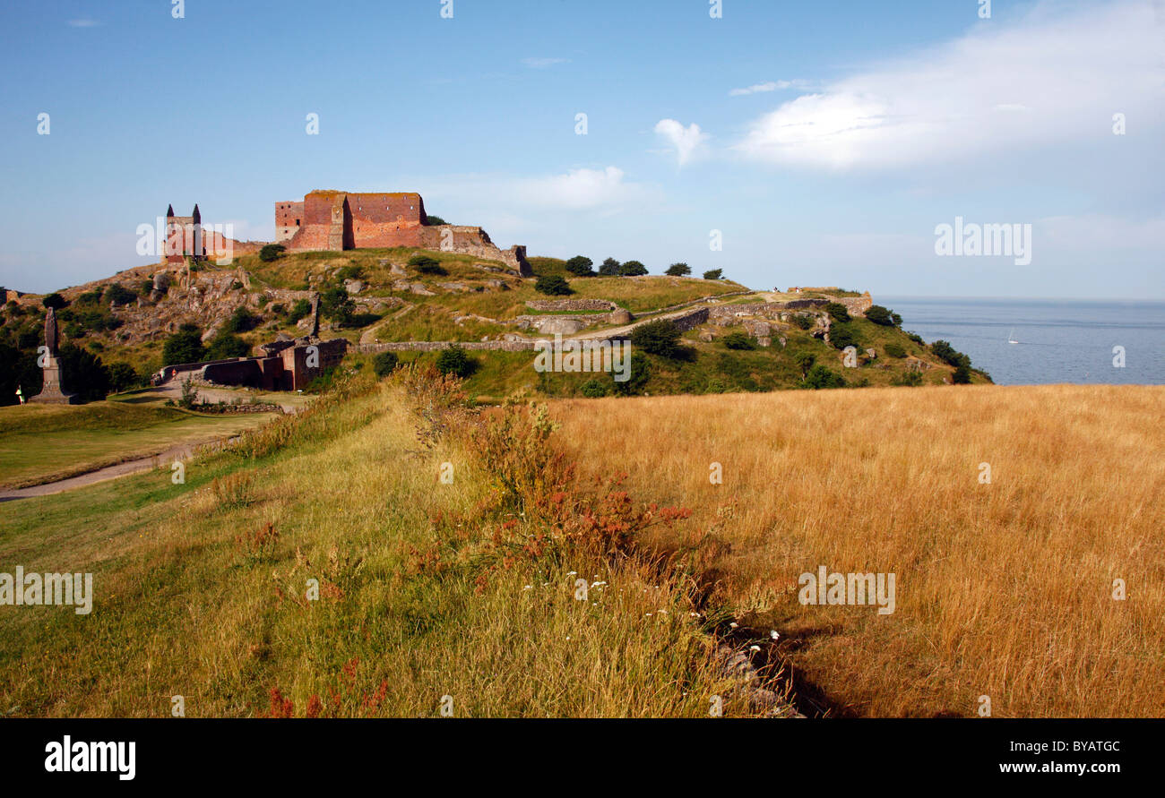 Hammershus castle ruisn, Bornholm, Denmark, Europe Stock Photo - Alamy