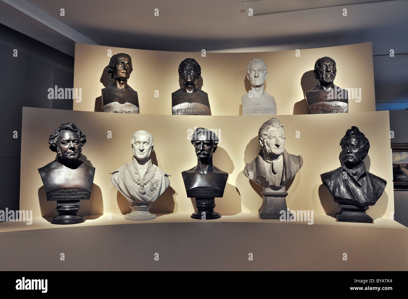 Busts of famous residents of Munich, Munich City Museum, Stadtmuseum ...