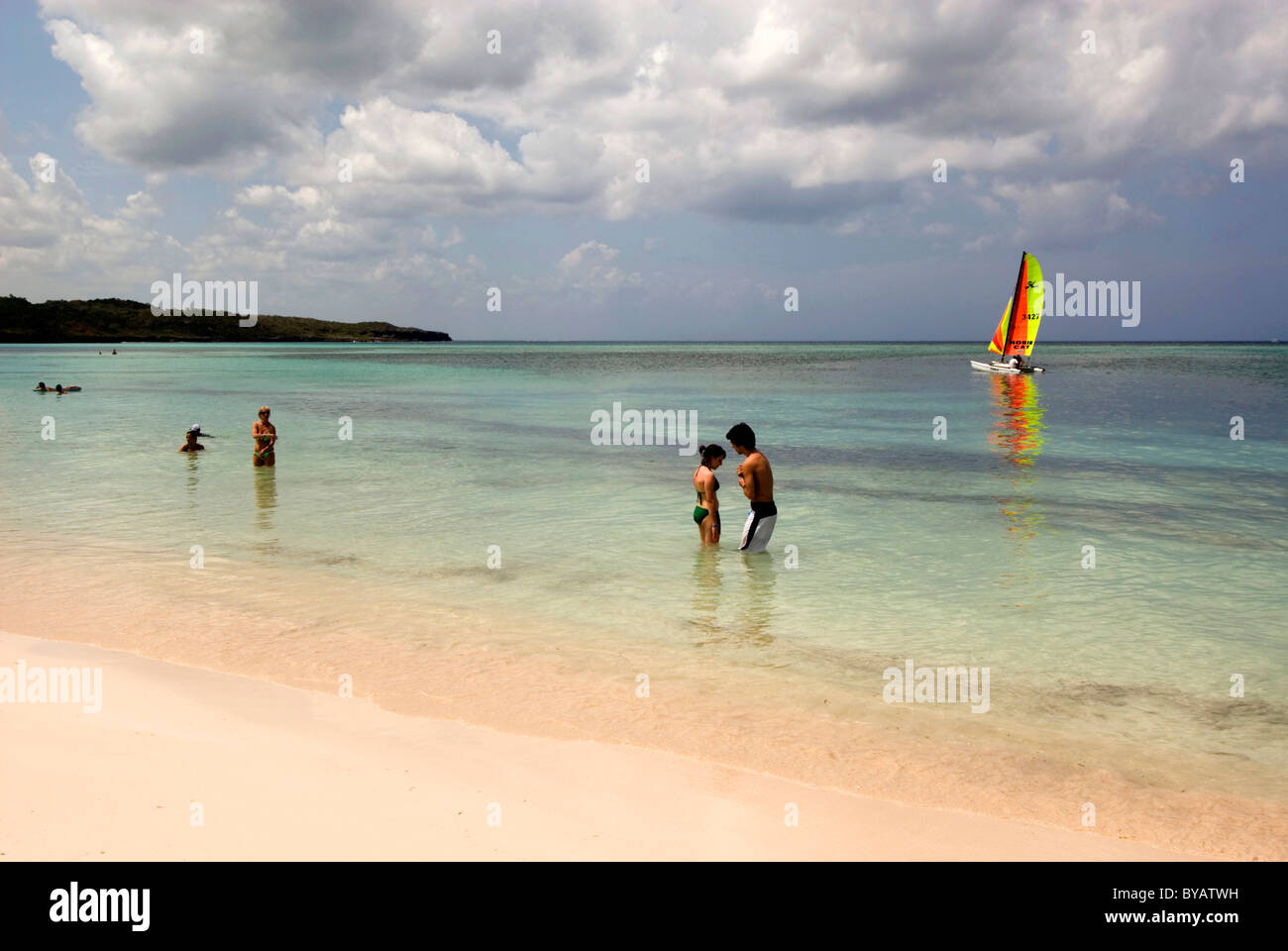Beach of Guardalavaca, Province Holguin, Cuba Stock Photo - Alamy