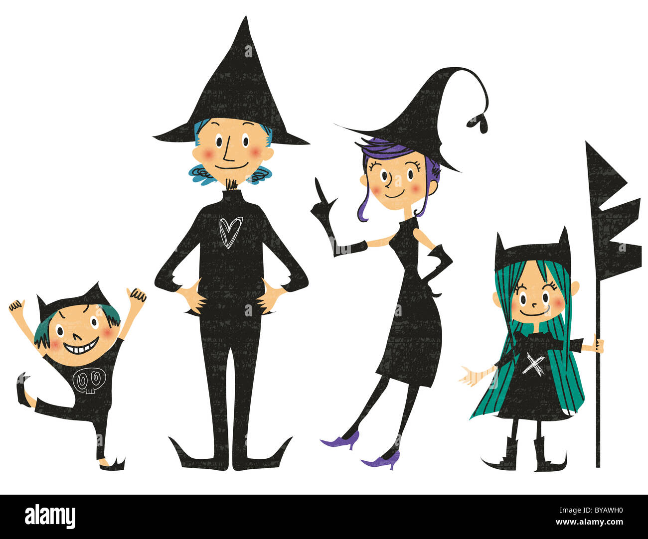 Four Witches High Resolution Stock Photography and Images - Alamy