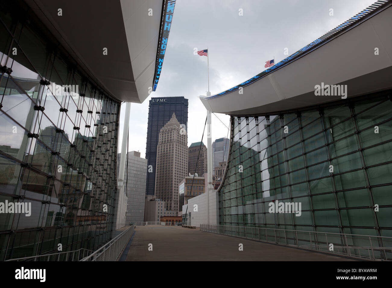 Roof of the The David L. Lawrence Convention Center, Pittsburgh ...