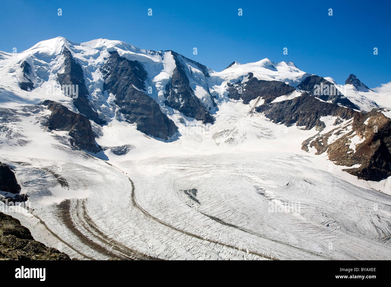 Bernina Mountain Glacier High Resolution Stock Photography and Images ...