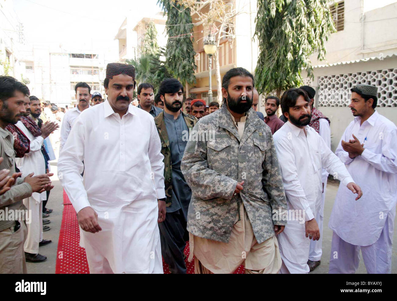 Jamhori Watan Party (JWP) leader, Shah Zain Bugti visits at Muttehda ...