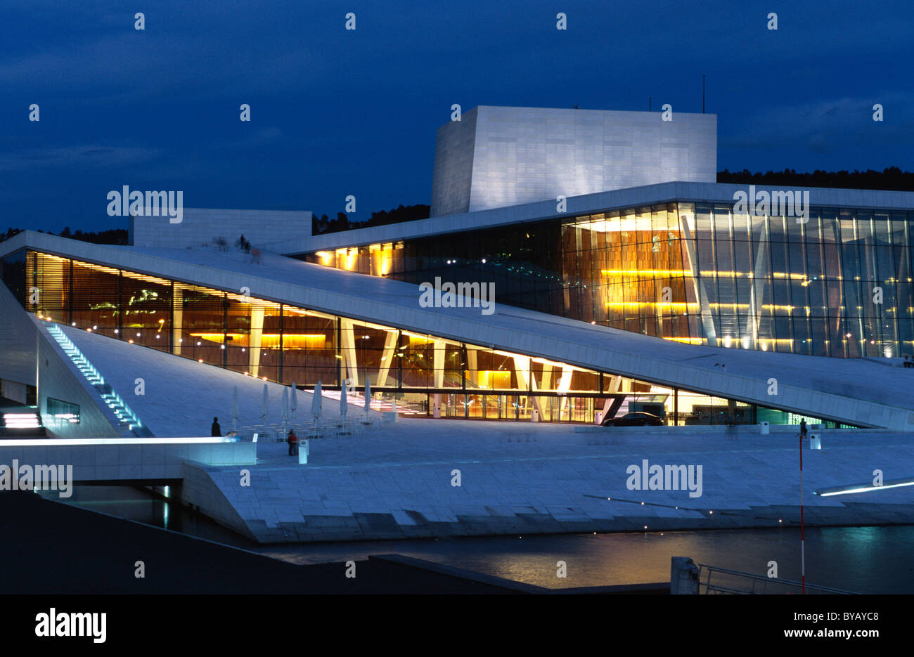 Opera House (Operahuset), Bjørvika-Bay, Oslo, Norway Stock Photo - Alamy