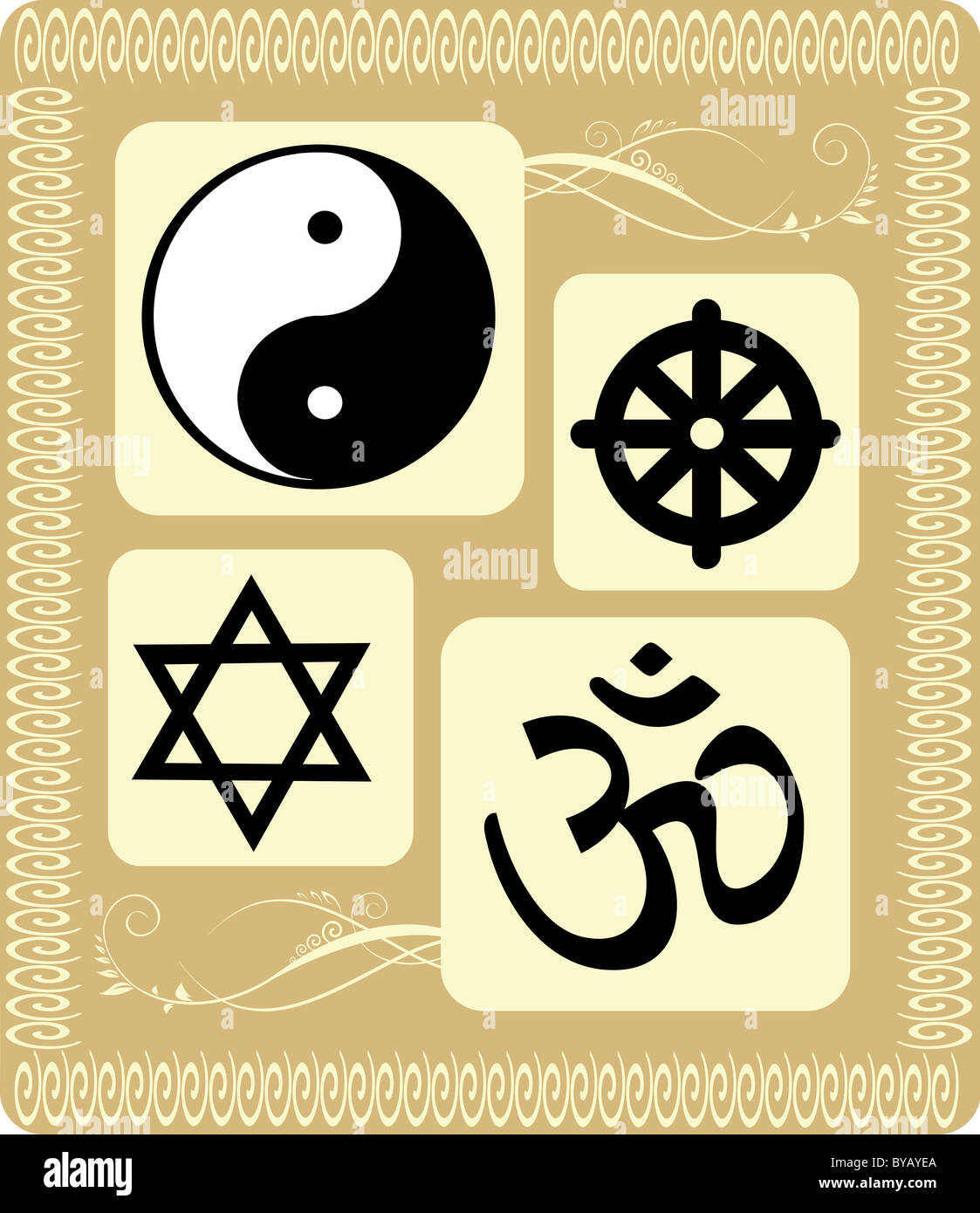 Divine symbols hi-res stock photography and images - Alamy