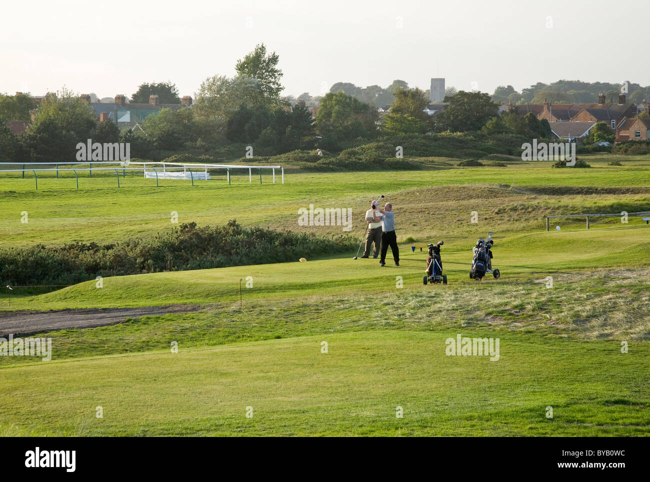 Caister golf course in Norfolk Stock Photo - Alamy