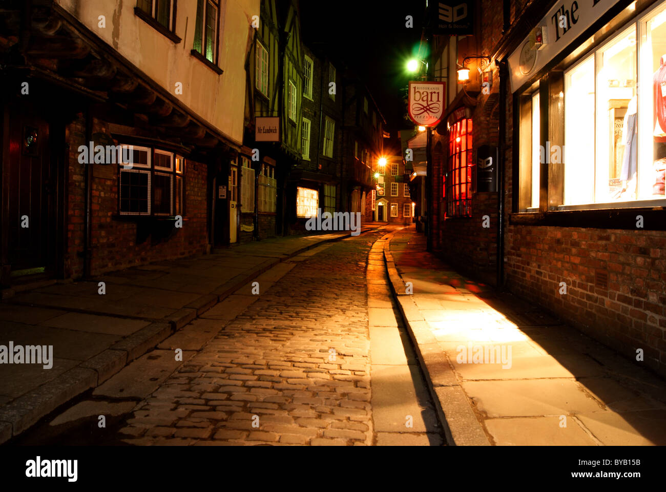 Little Shambles in York Stock Photo - Alamy