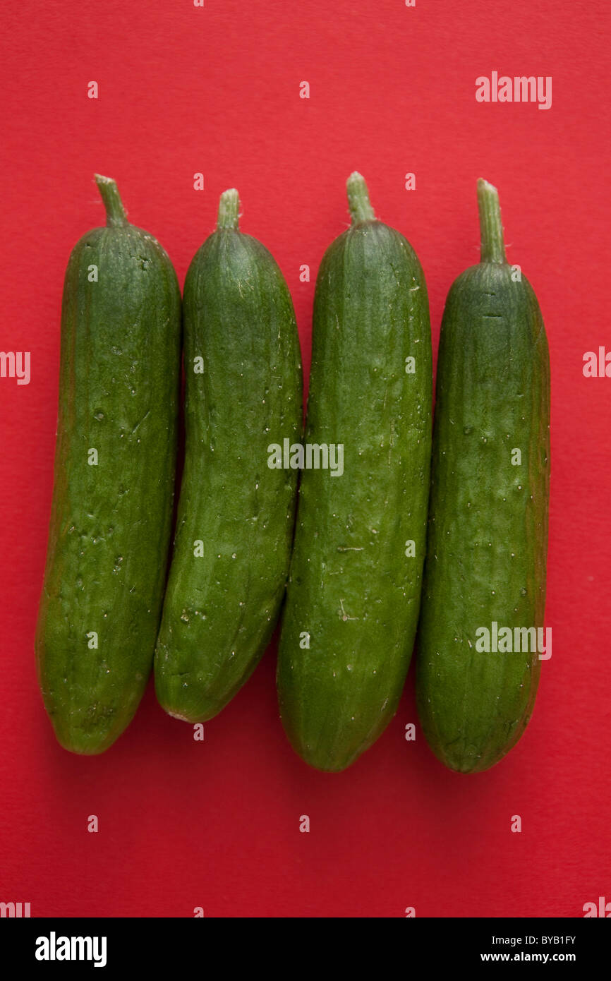 Four cucumbers hi-res stock photography and images - Alamy