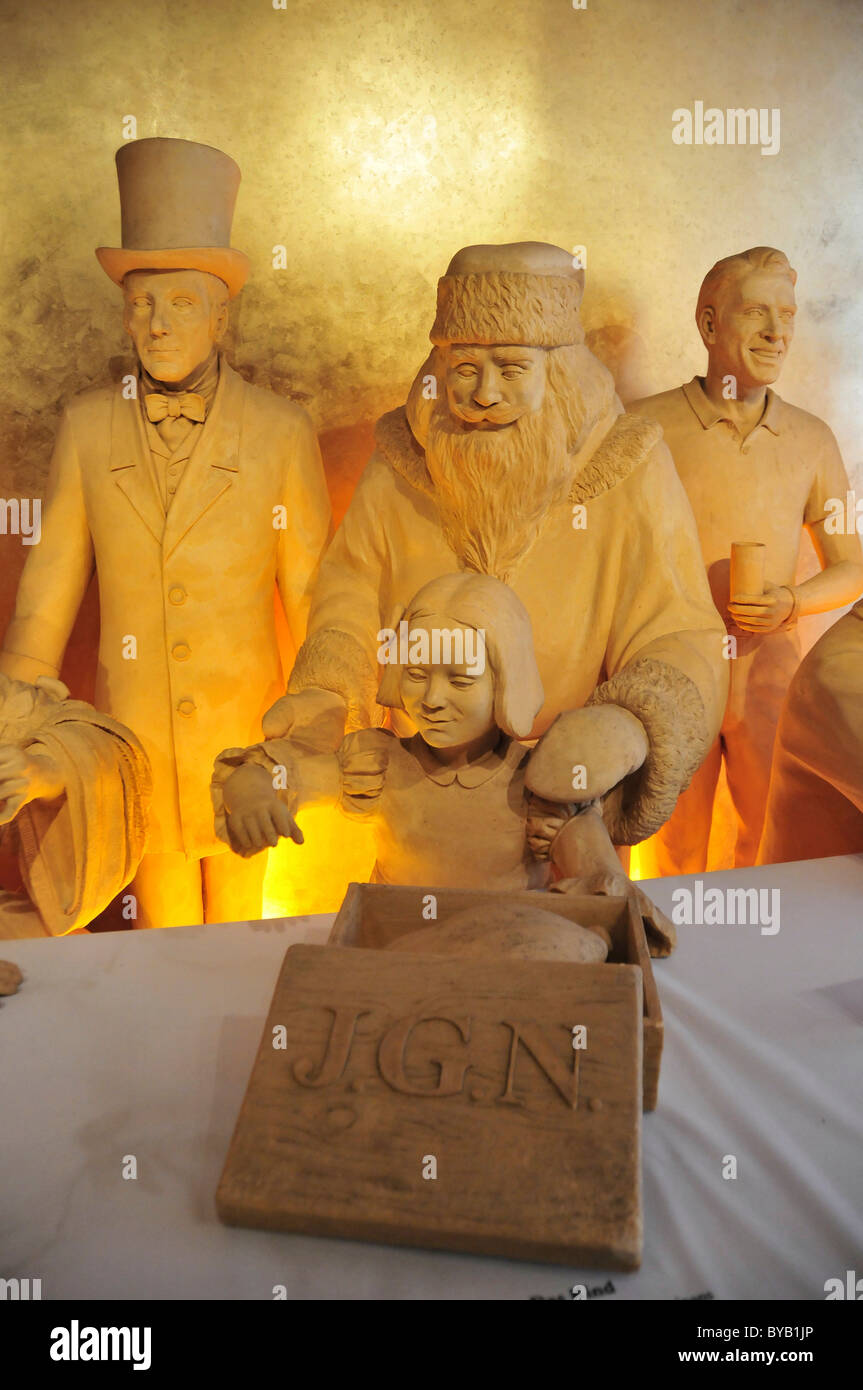 Marzipan figures in the Niederreger marzipan museum with Johann Georg ...